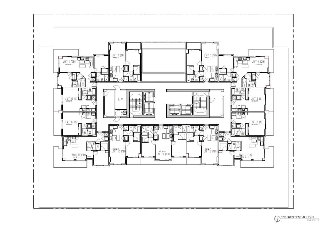 Floor Plans - Menesse Brickell Residences in Miami